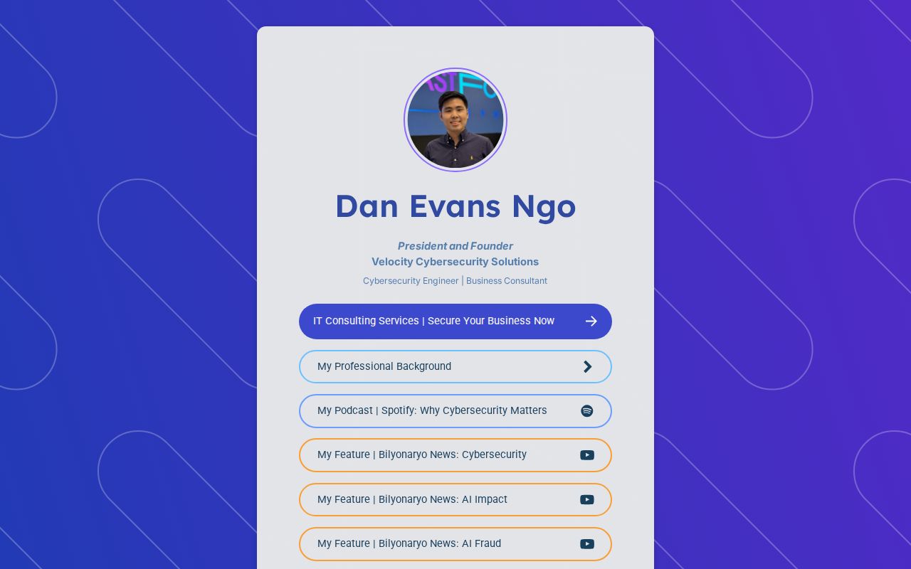 Dan Evans Ngo | Cybersecurity and Business